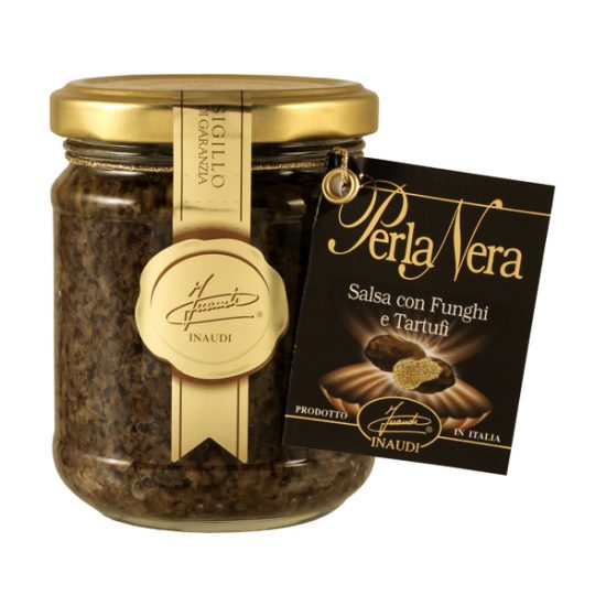 La Perla Nera sauce with Black Truffle and Mushrooms